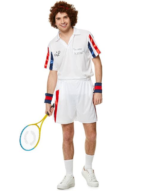 John Mcentroe Costume Tennis Player Costume For Men