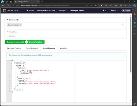 reducing metadata component responses with the conscia digital