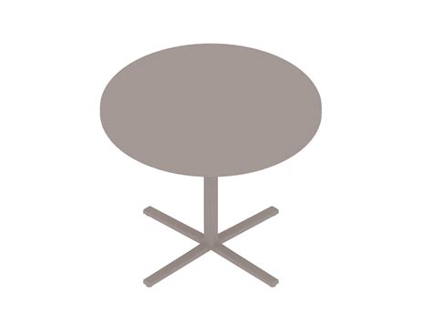 Everywhere Table Round Single Column Base 3d Product Models Herman Miller