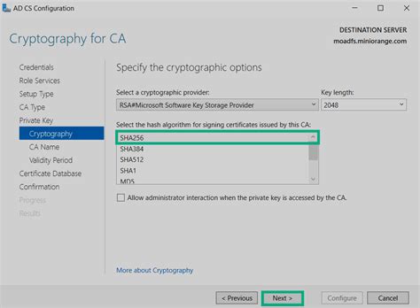 Install An Active Directory Certification Service Adh Arenadata Docs