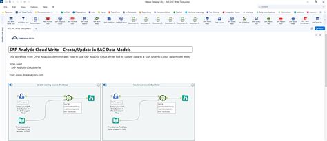 Sap Analytic Cloud Createupdate In Sac Data Mo Alteryx Community