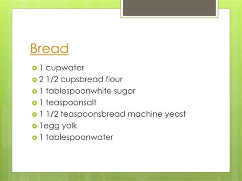 PPT Bread PowerPoint Presentation Free Download ID