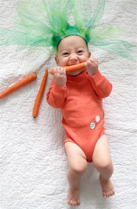 DIY baby carrot costume - C.R.A.F.T.
