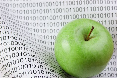 Apple With Bar Code Stock Photo Image Of Apple Balance 10032920