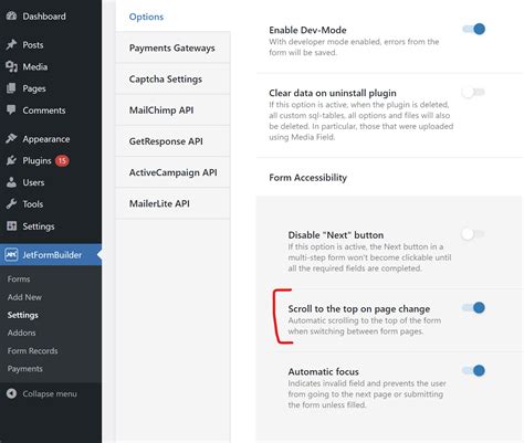 Page Break Not Scrolling Up After Clicking The Next Or Previus Page