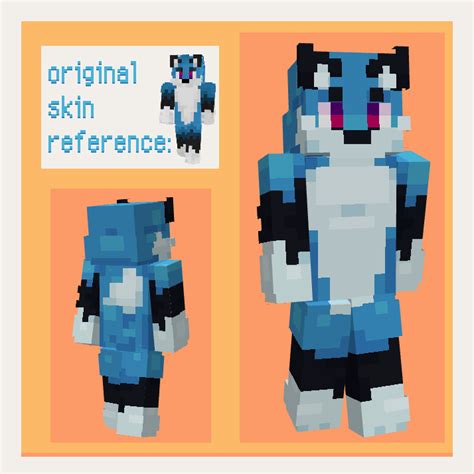 Blue Fox Minecraft Skin