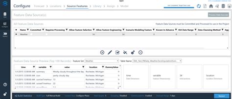 Specify Data Features