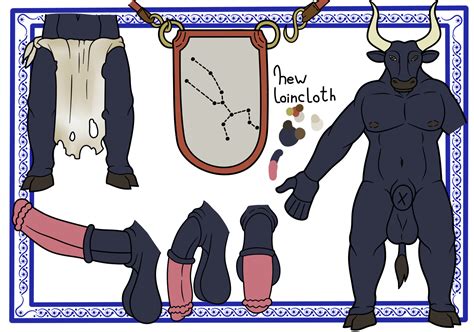 Minotaur Ref Sheet By Dorosh Hentai Foundry