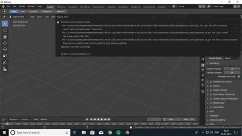 Problem With Importing Obj File Blender
