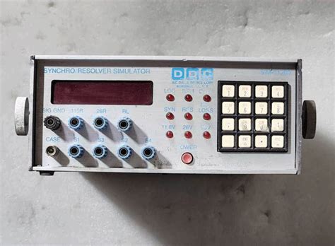 Ddc Sim31200 Syunchro Resolver Simulator Rescience