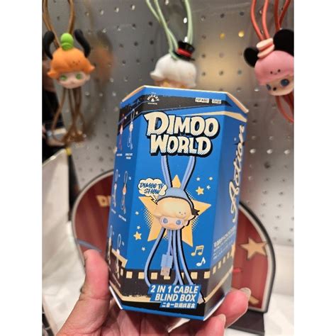 Jual Pop Mart Dimoo Disney World Dimoo Cable 2 In 1 Cable Blind Box Dimoo World X Disney