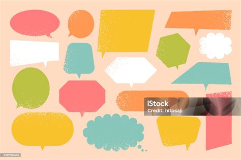 분필 연필 말풍선 낙서 세트 크레용 통신 프레임 스케치 스타일의 만화 이야기 풍선 그런 지 질감 손으로 그린 벡터 일러스트 레이 션 0명에 대한 스톡 벡터 아트 및 기타