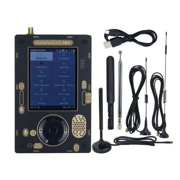 Portapack H2 Mini HackRF One R9 V2 0 0 SDR Radio Receiver With 5 Antennas And Signal 1MHz