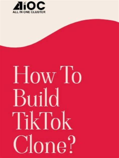 How To Build TikTok Clone All In One Cluster