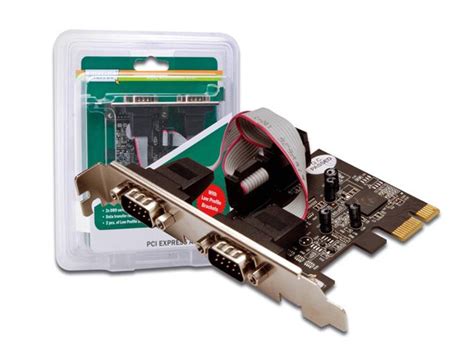 Digitus PCIe Serial Interface Card 2x DSUB9 DS 30000 1 PCI PCI Ex Cards Msystems