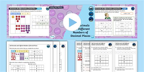 👉 Y5 Dim Step 6 Add Decimals With Different Decimal Places