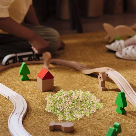 Hemoton 5 Bags Model Train Scenery Grass Miniature Basing Supplies Fake