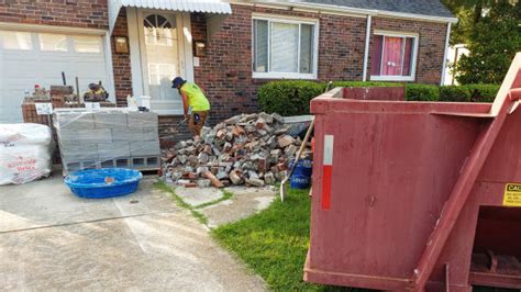 Step Rebuild Complete Demo And Rebuild Of Masonry Steps House