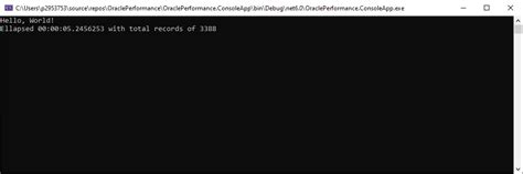 optimizing query performance on c odp oracle managed data access