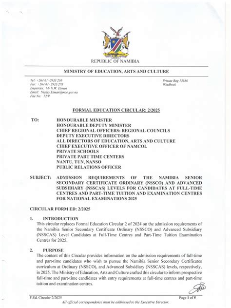 Nssconsscas Admission Circular 2025 Pdf Curriculum Schools