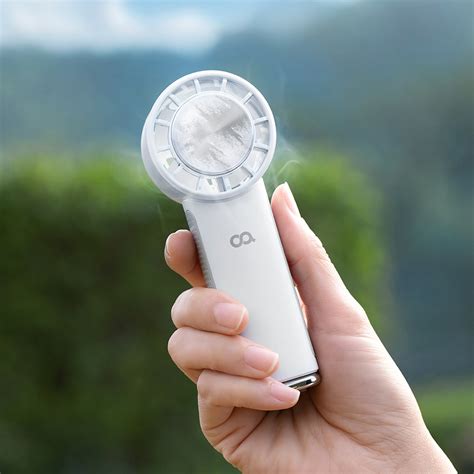 오아 에어쿨 핸디 Bldc 휴대용 미니 급속 냉각 아이스 에어컨 손 선풍기 핸드 손풍기 Amore Mall