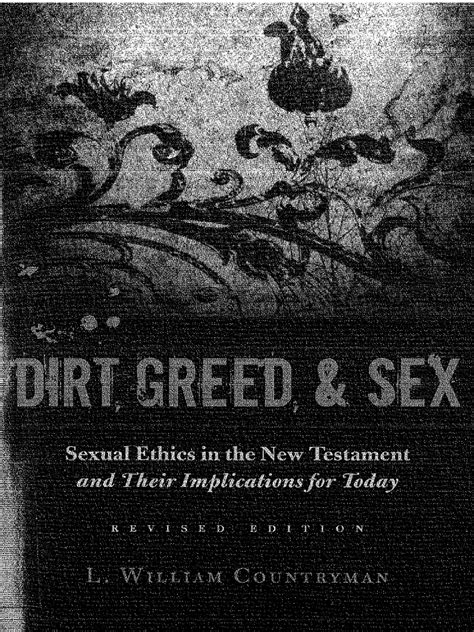 Dirt Greed And Sex William Countryman Pdf Bible Theology
