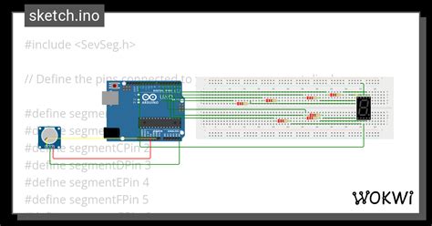Sevseg Wokwi Esp32 Stm32 Arduino Simulator