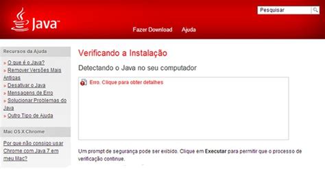 Como Corrigir Erro De Java No Computador
