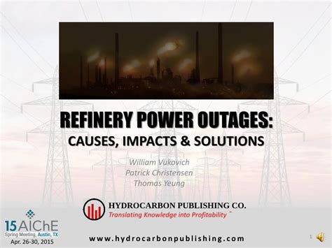 pdf refinery power outages hydrocarbon publishing … power outages