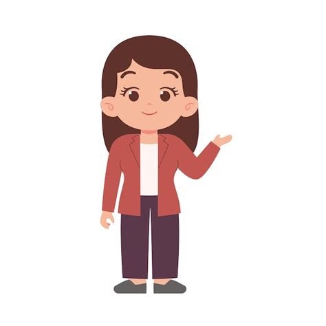 Premium Vector Female Teacher Education Concept Illustration