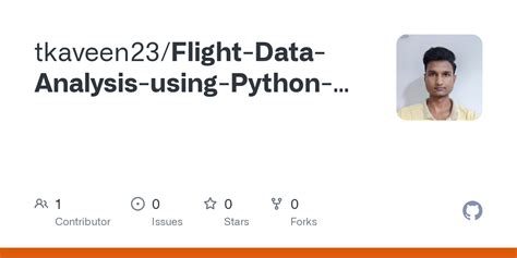 Github Tkaveen23flight Data Analysis Using Python And R