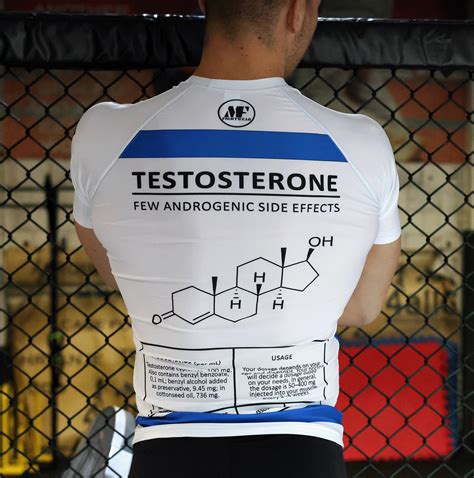 Mf Trt Testosterone Performance Short Sleeve Rash Guard Mat Force Fightwear