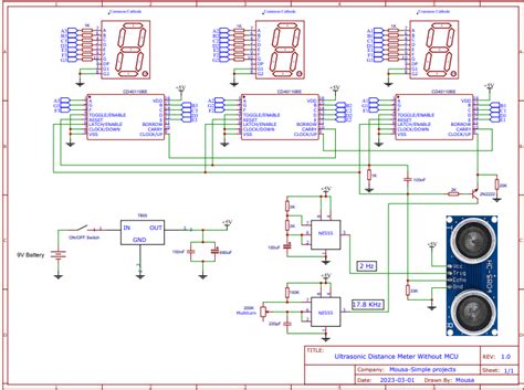 Electronic Distance Meter Without Microcontroller ~ Mousa Simple Projects