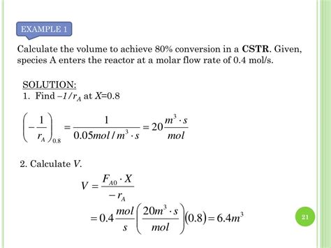 Ppt Ert 316 Reaction Engineering Chapter 2 Conversion And Reactor Sizing Powerpoint