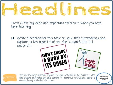Headlines Thinking Pathways