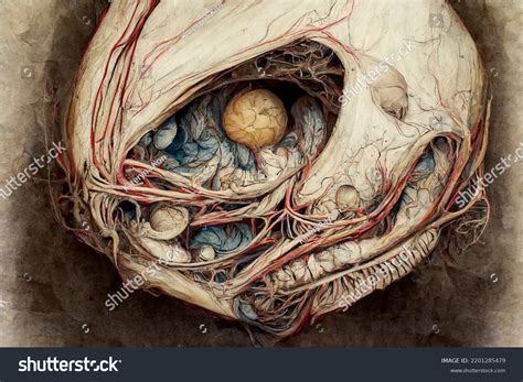 Dermoid Cyst Teratoma Tumor That Contains Stock Illustration 2201285479