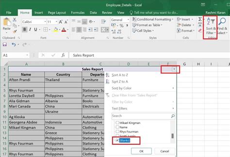 How To Delete Blank Rows In Excel