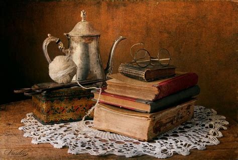 Still Life With Old Books By Contemporary Bulgarian Photographer Vasil