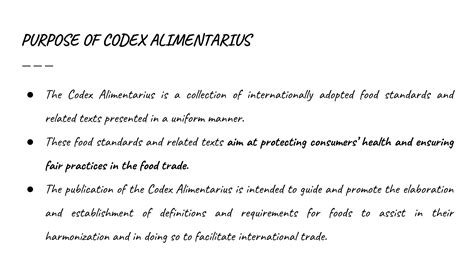 Codex Alimentarius Commission Cac Pptx