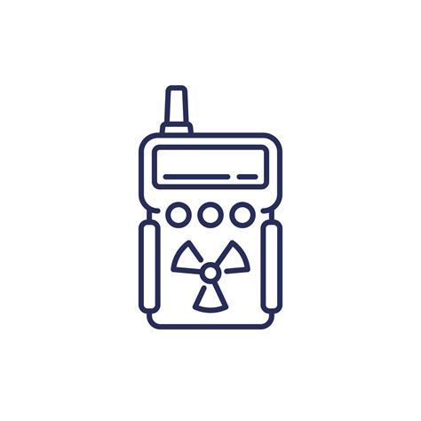 Radiation Detector Icon Line Vector 16832040 Vector Art At Vecteezy