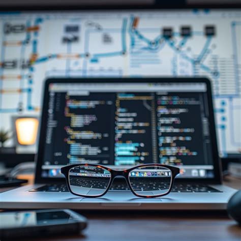 Free Coding Workspace Scene Image Download At Stockcake