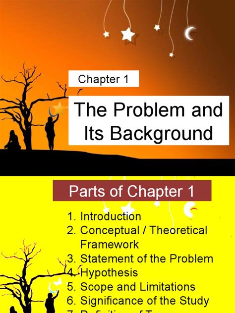 Chapter 1 The Problem And Its Background Wk 13 Pdf Theory Hypothesis