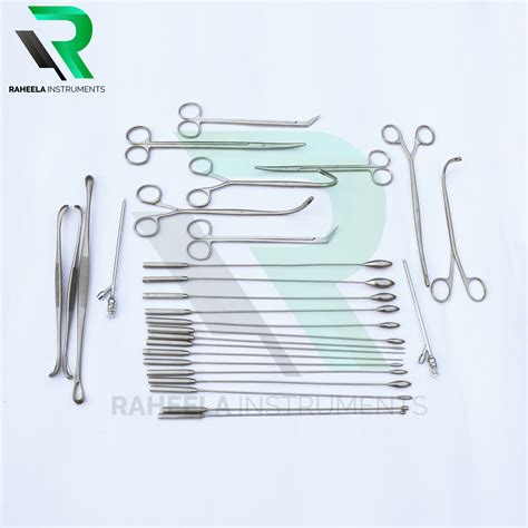 Cholecystectomy Set Of 25 Pcs Raheela Instruments