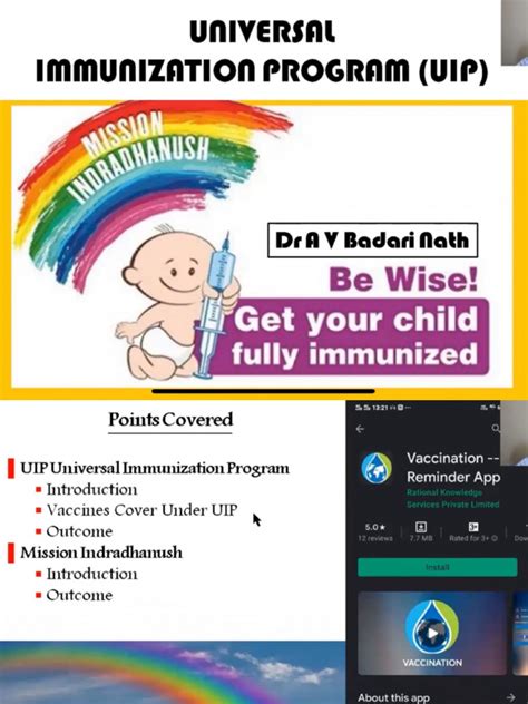 Universal Immunisation Programme Uip Pdf