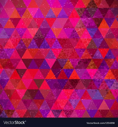 Retro Triangles Background Royalty Free Vector Image