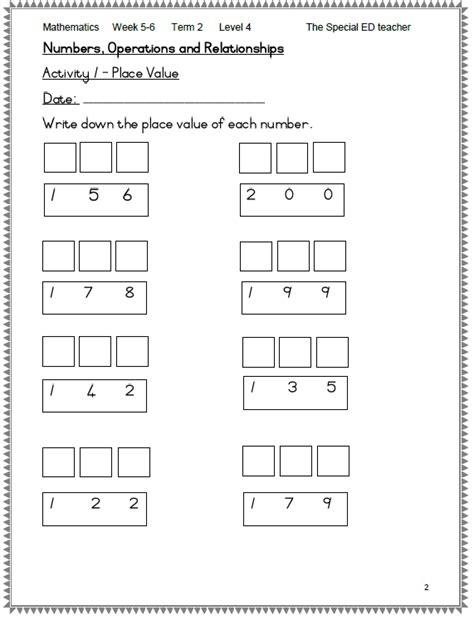 Math Grade 4 Term 1 Workbook Afrikaans The Special Ed Teacher