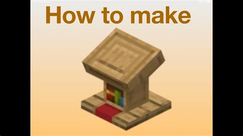 How To Make A Lectern In Minecraft Minecraft Atril