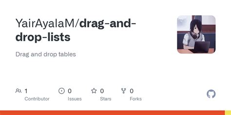 GitHub YairAyalaM Drag And Drop Lists Drag And Drop Tables