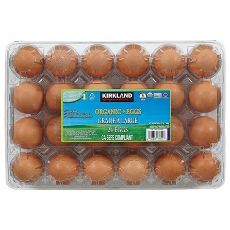 Kirkland Signature Organic Eggs Usda Grade A Eggs 24 Ct 2 Doz