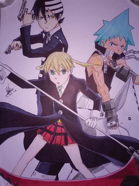 Soul Eater Draw By Midorimasan On Deviantart